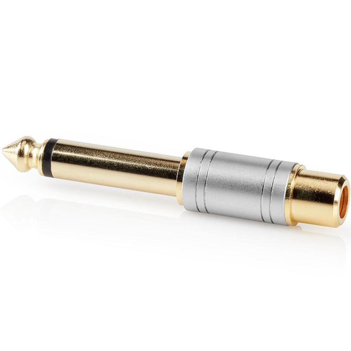 Jack Verloopstekker - Jack Verloopstekker, Mono Jack 6.3mm Male, Tulp ...