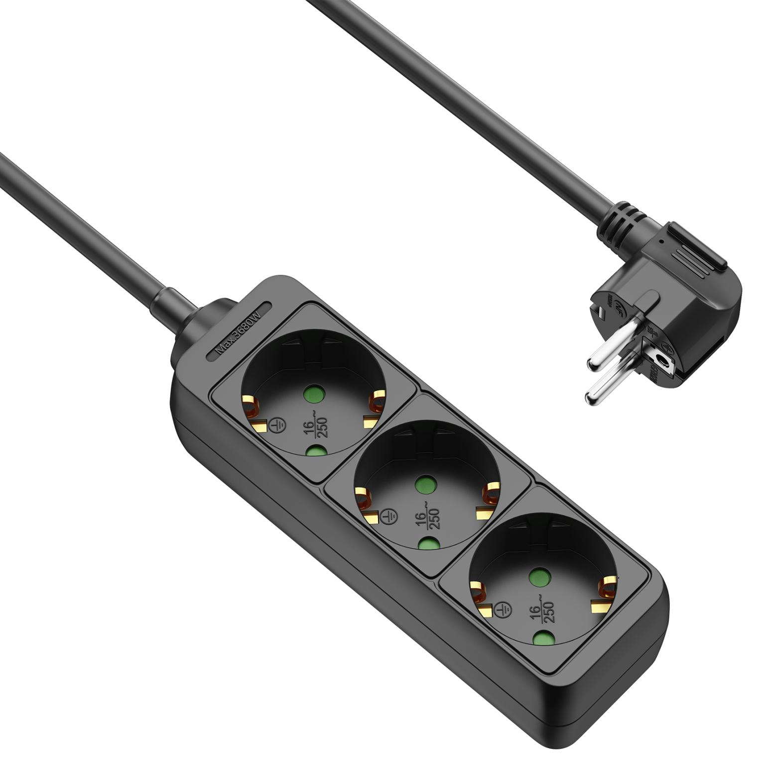 Stekkerdoos Stopcontact splitter | Stekkerdozen bij allekabels.nl
