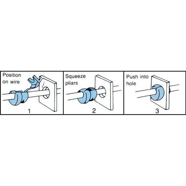 TREKONTLASTING VOOR PLATTE KABEL / 1.9 - 2.5mm - Trekontlasting voor ...