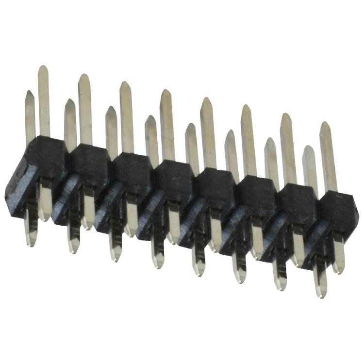 16-PINS DUBBELE PINHEADER - 16-pins dubbele pinheader, Per 25 stuks ...