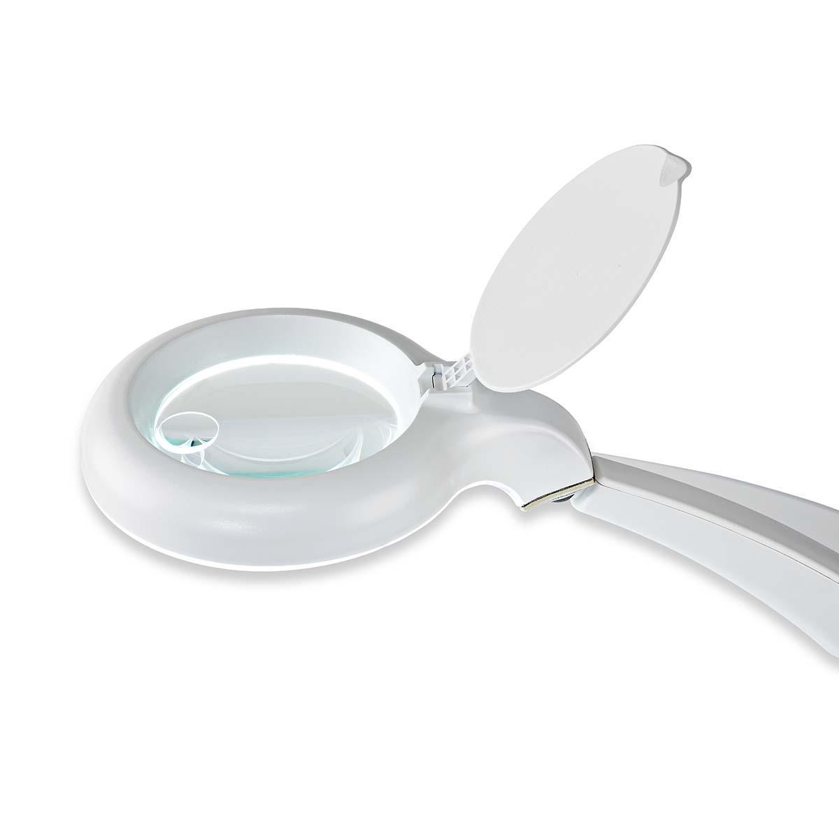 Bureau Loeplamp - 3+12 dioptrie - Bureaulamp op voet met vergrootglas ...