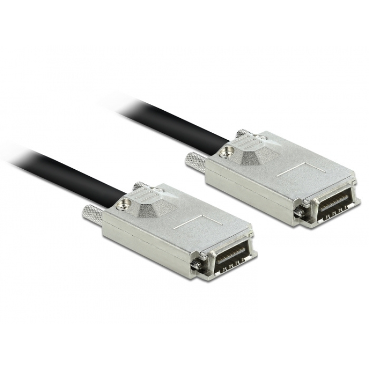 Kabel SAS Infinib.-Infinib. Schraub. 1m - This Infiniband cable with 1m ...
