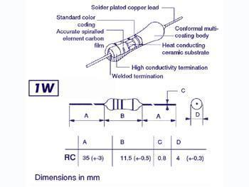 Resistor weerstand - Allekabels.nl - Snelle levering