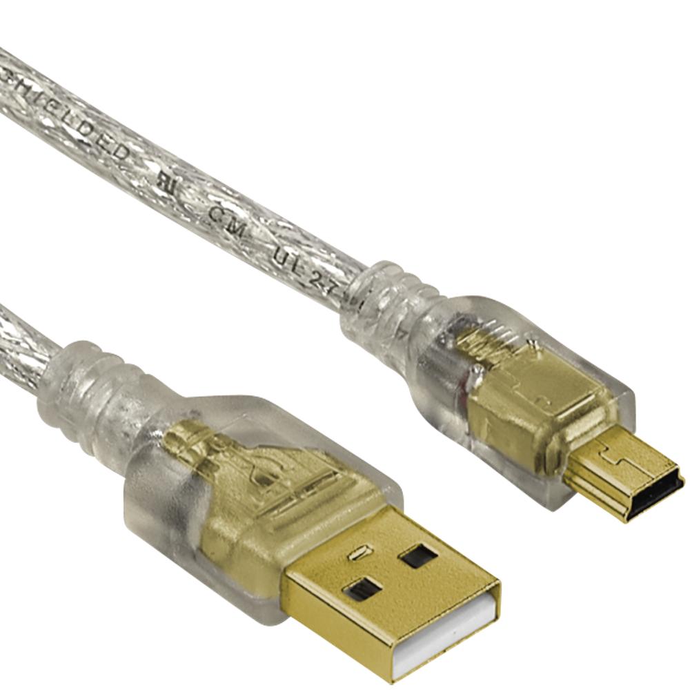 Hama Verb.kabel Usb A-mini B 1.8m - A-stekker – mini-B-stekker Dubbel ...