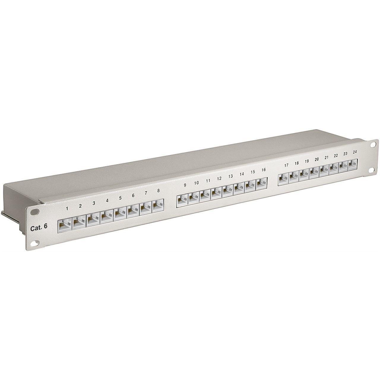 Mini-patch-panel cat. 6 12-Port, RJ45 - Type: 8-port RJ45