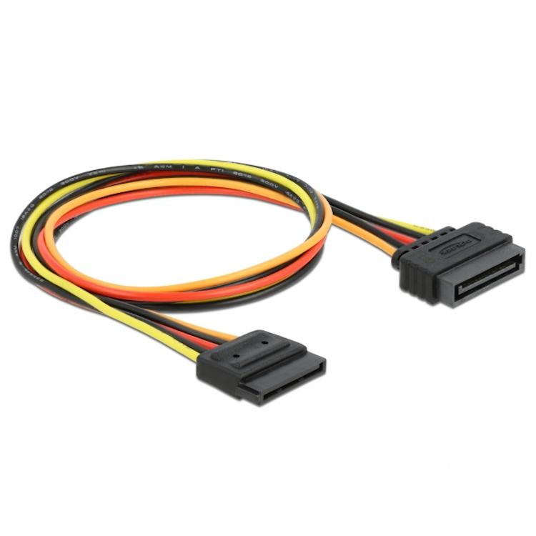 15-Polige SATA verlengkabel - 15-Polige SATA verlengkabel, Aansluiting ...