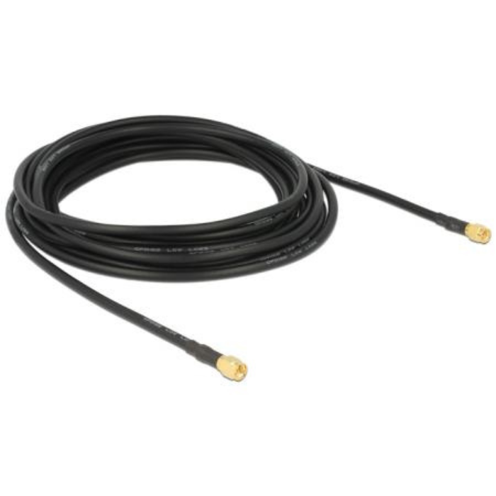 Delock Antenna Cable SMA Plug > SMA Plug LMR195 5 m - Type: LMR-195 ...