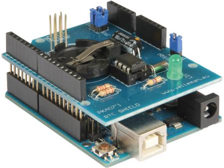 RTC SHIELD VOOR ARDUINO® - Voeg een real-time klok toe aan uw projecten ...