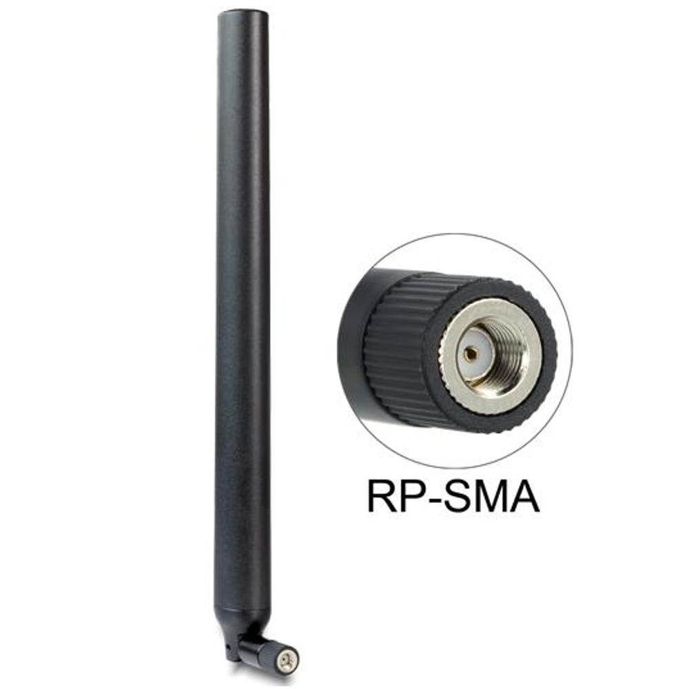 RP-SMA antenne - De WLAN-antenne kan met een RP-SMA-verbinding op het WLAN-apparaat worden ...