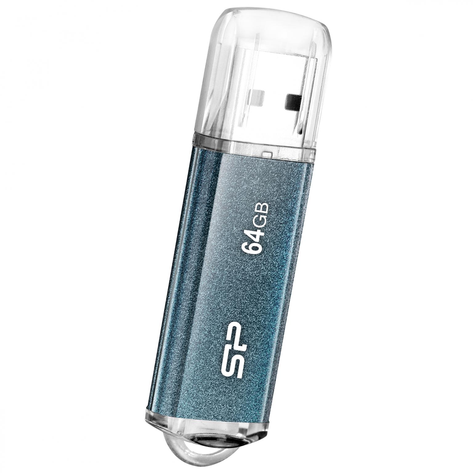 USB 3.0 Stick - 64 GB - USB stick - Blauw, Merk: Silicon power, Type: 3 ...