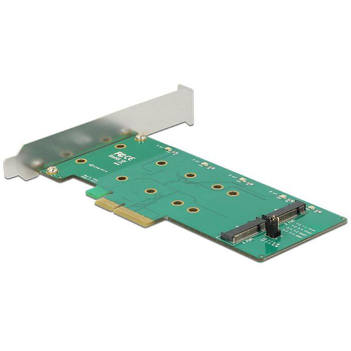 PCI Express-kaart > 2 x interne M.2 Key B met RAID - Low Profile-vorm ...