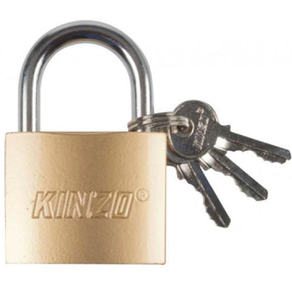 Hangslot - Merk: Kinzo, Afmetingen: 50 mm, Aantal: 1 stuk.