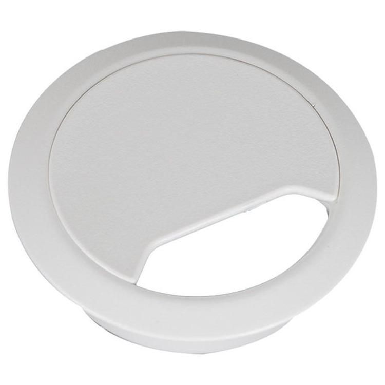 Kabeldoorvoer - 6 cm - Kabeldoorvoer - Wit, Materiaal: Kunststof ...