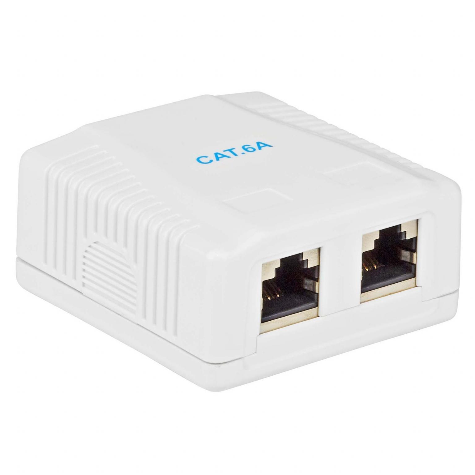 Cat 6a /7 wandcontactdoos - Opbouw - Soort: Cat 6a/ Cat 7, Aansluiting ...