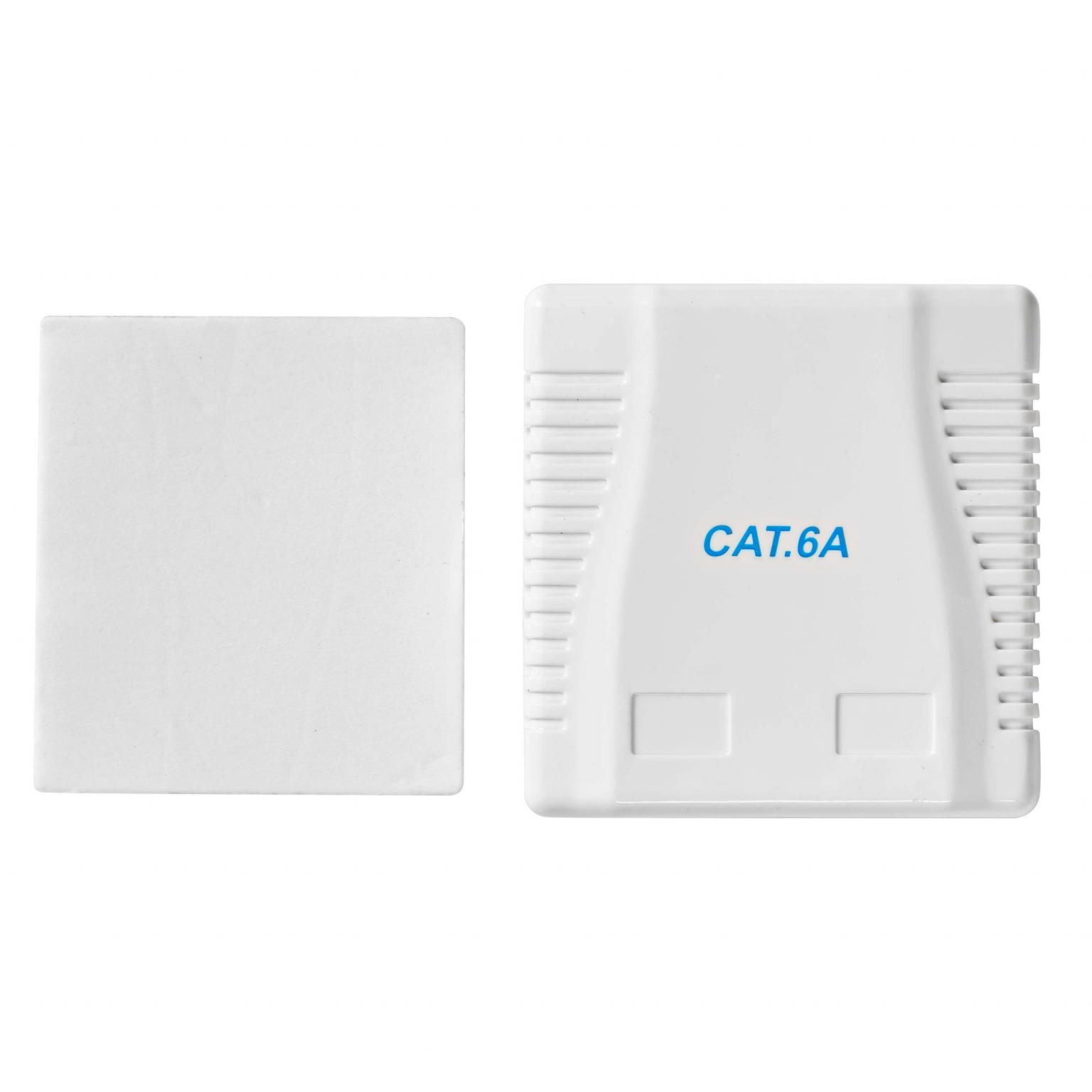Cat 6a /7 wandcontactdoos - Opbouw - Soort: Cat 6a/ Cat 7, Aansluiting ...