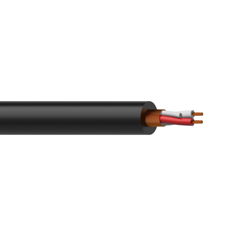 Microfoon kabel - Kabeladers: 0.23 mm² Kabelmantel: PVC Lengte: 100 ...