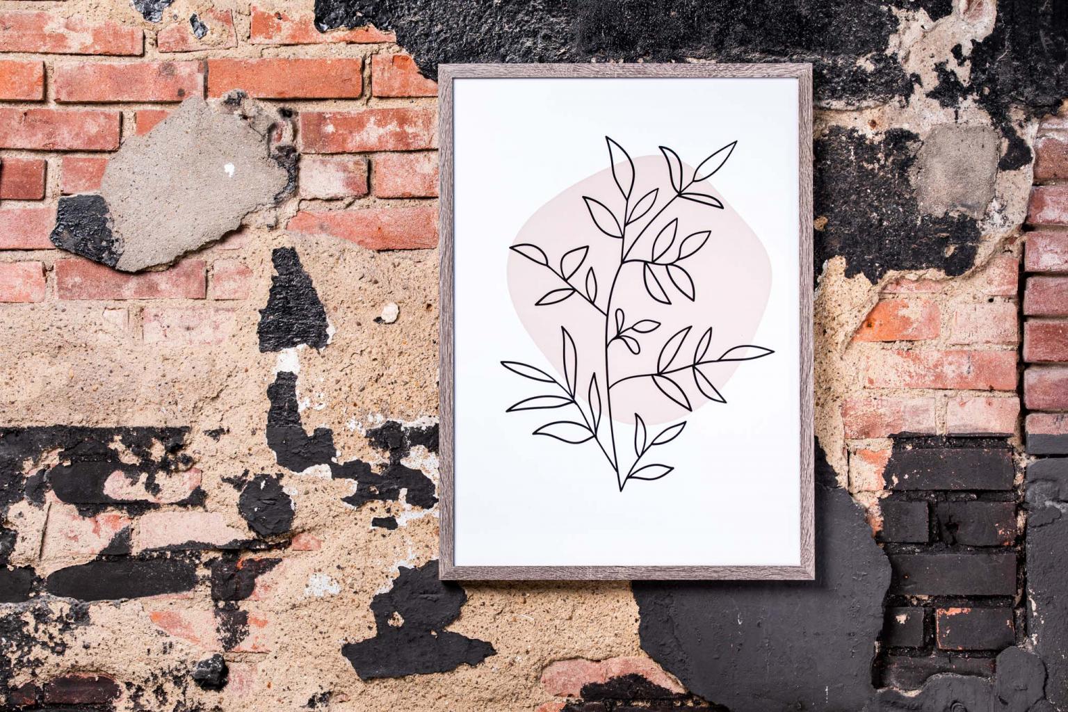 Modern 50x60 Frame dgrey - Frame