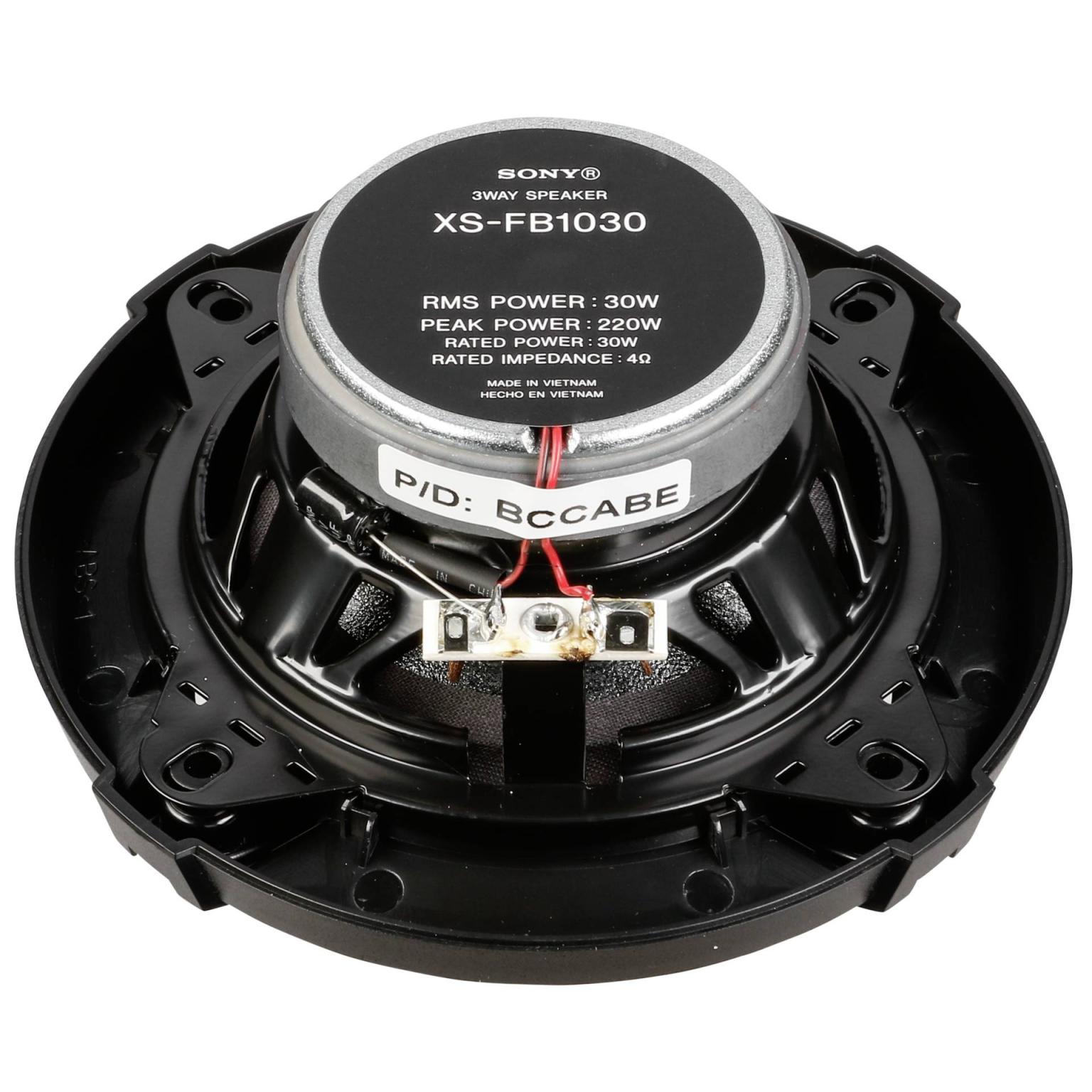 Sony XS-FB1030 - XSFB1030.U - Merk: Sony XS-FB1030, RMS vermogen: 30 ...