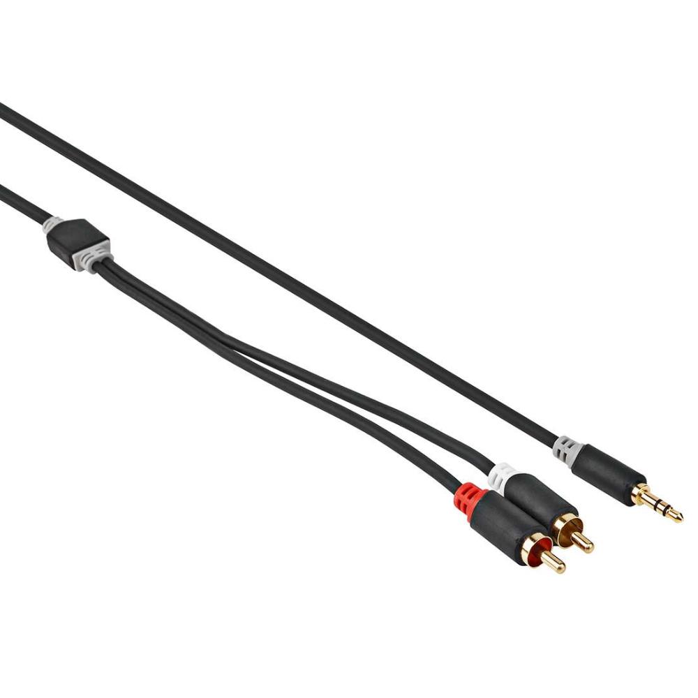 Jack naar tulp kabel - Soort: Stereo, Afscherming: Enkel, Aansluiting 1 ...