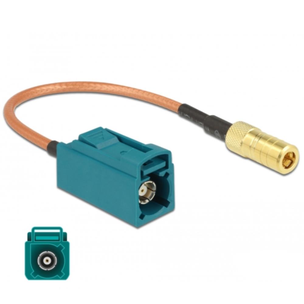 Antennekabel - Kabeltype: RG-316 Aansluiting 1: FAKRA C female Aansluiting 2: FAKRA C female ...