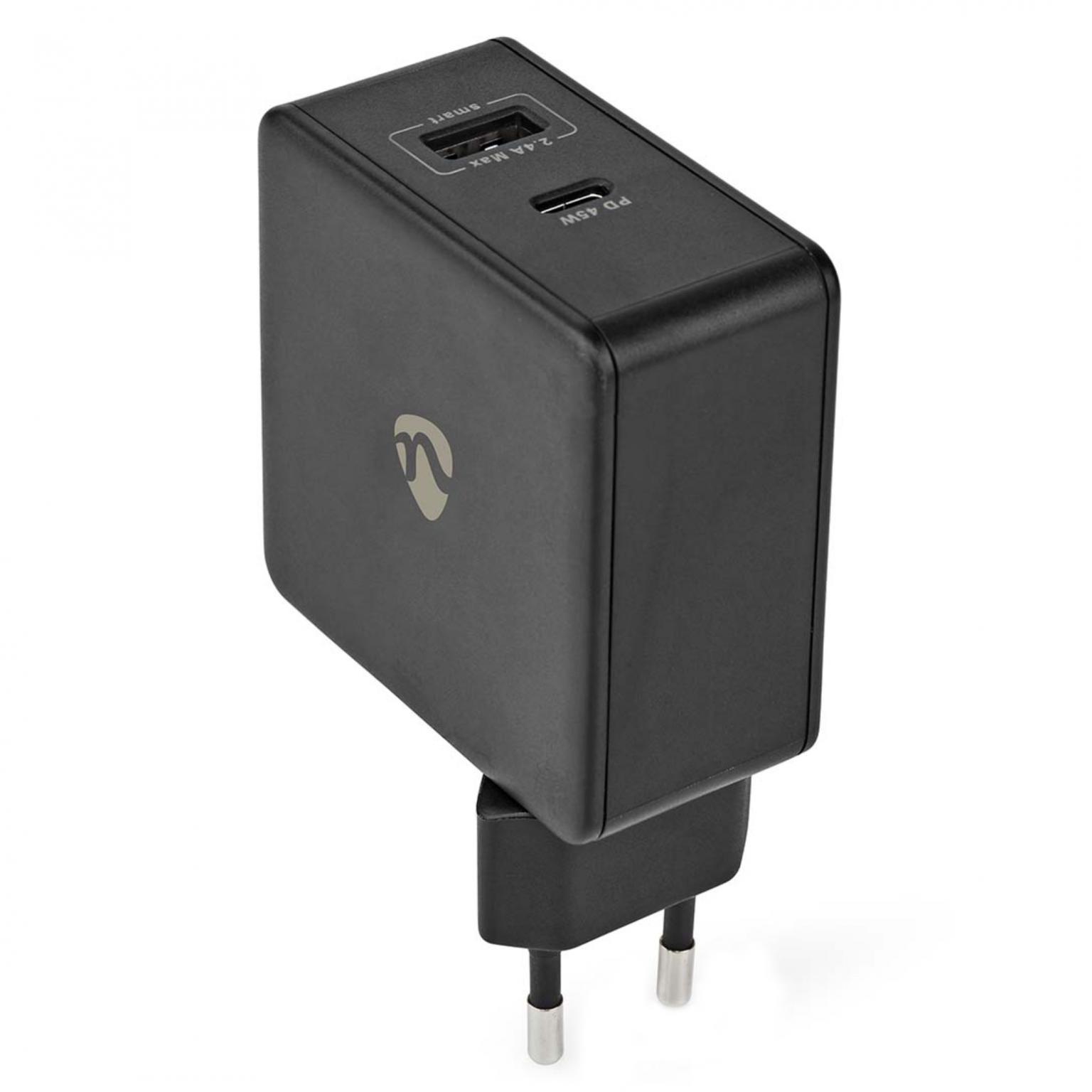 USB oplader - Aansluiting 1: Euro stekker male Aansluiting 2: 4x USB A ...