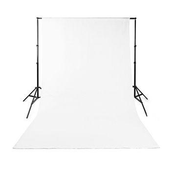 Achtergronddoek voor fotostudio - Afmetingen: 1.90 x 2.95 meter Kleur: Wit