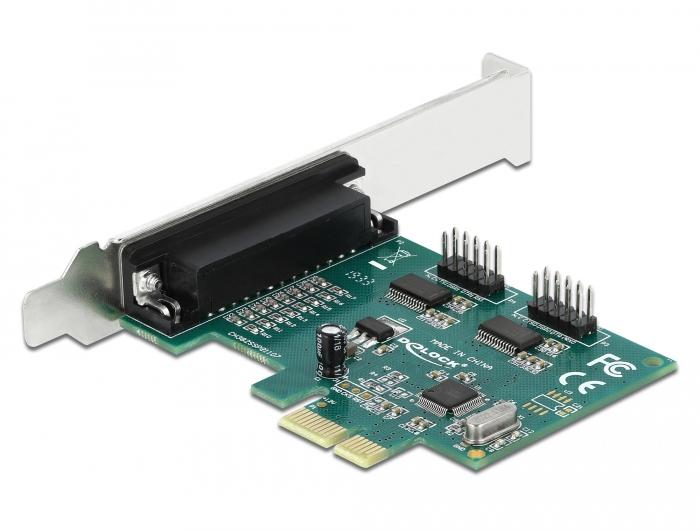 Delock PCI Express-kaart naar 2 x seriële RS-232 + 1 x parallelle IEE ...