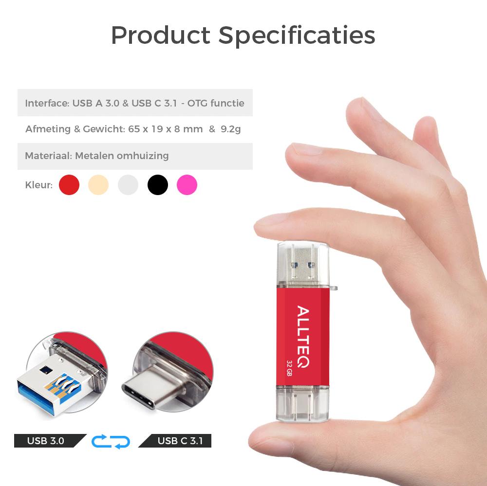 USB stick kopen | 32GB 64GB 128GB 264GB | Allekabels