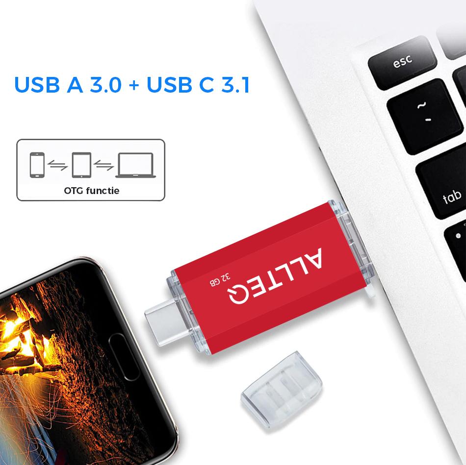 USB stick kopen | 32GB 64GB 128GB 264GB | Allekabels