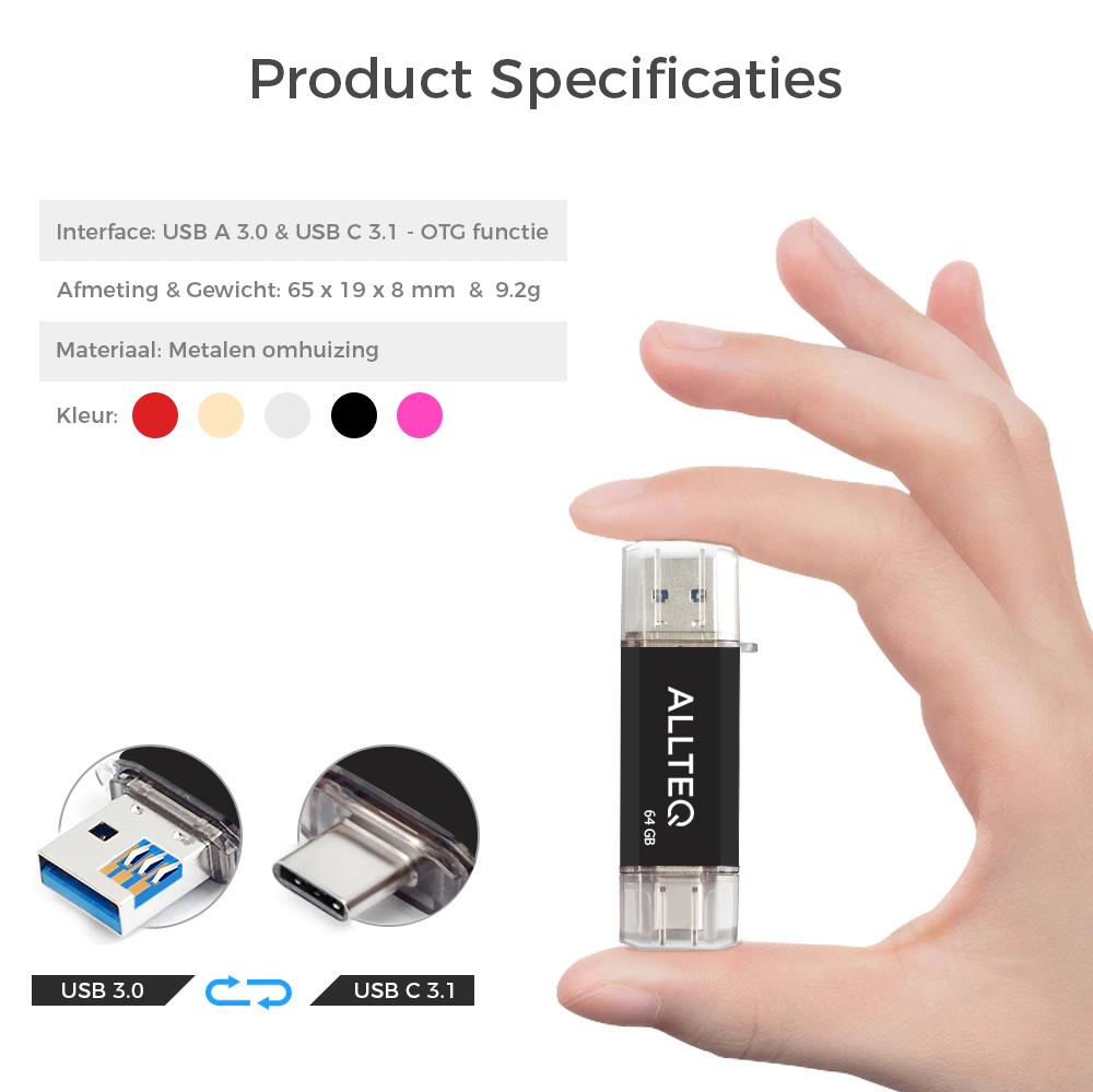 USB stick kopen | 32GB 64GB 128GB 264GB | Allekabels