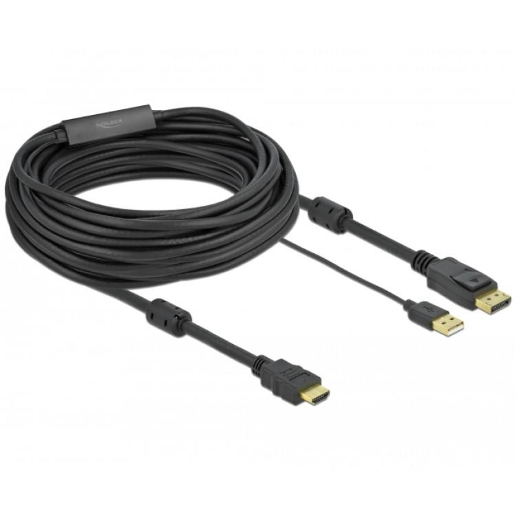 HDMI naar 4K DisplayPort kabel - Versie: 1.2 Verguld: Ja, Aansluiting 1 ...