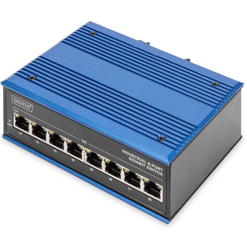 Internet switch - Aansluiting 1: 8x RJ45 female Aansluiting 2: DC ...