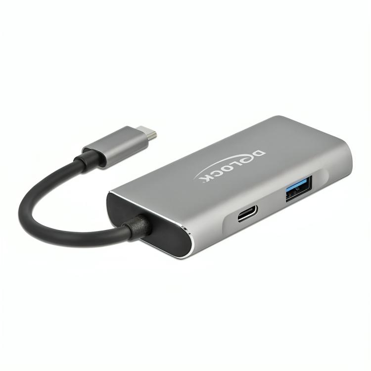 Delock Externe USB 10 Gbps USB-C™ Hub 3x A, 1x C - Versie: 3.2 Gen 2x1 ...
