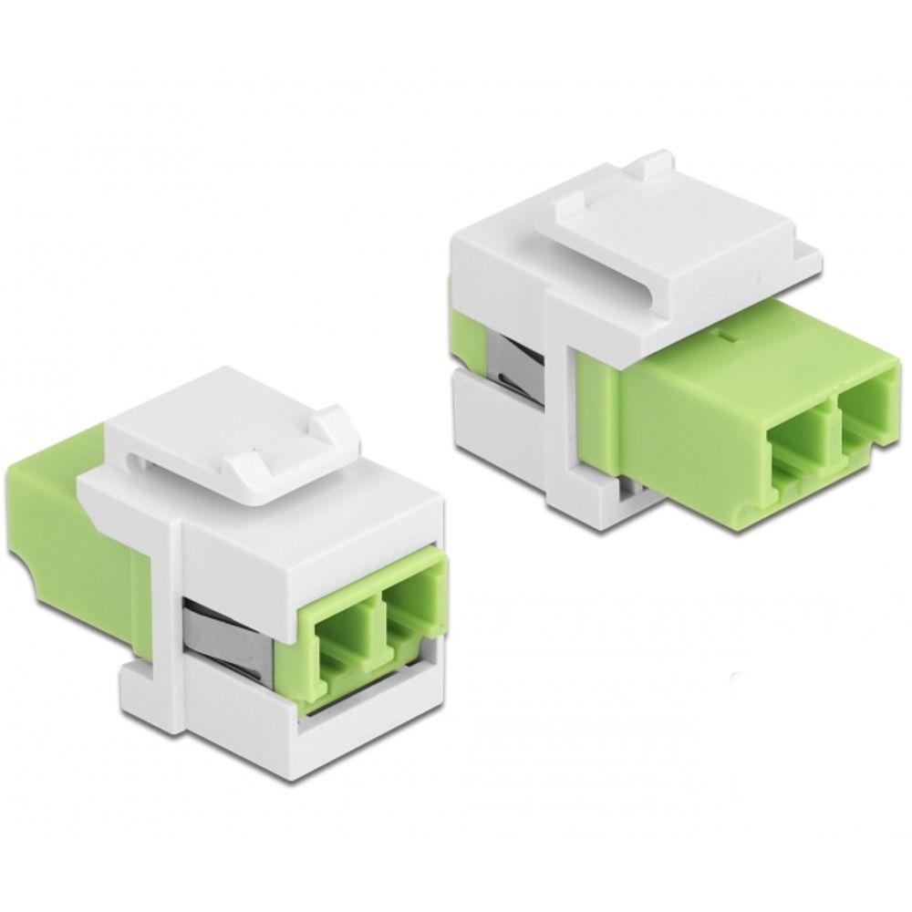 LC Duplex Multimode keystone - Type: LC Duplex - Multimode Aansluiting ...