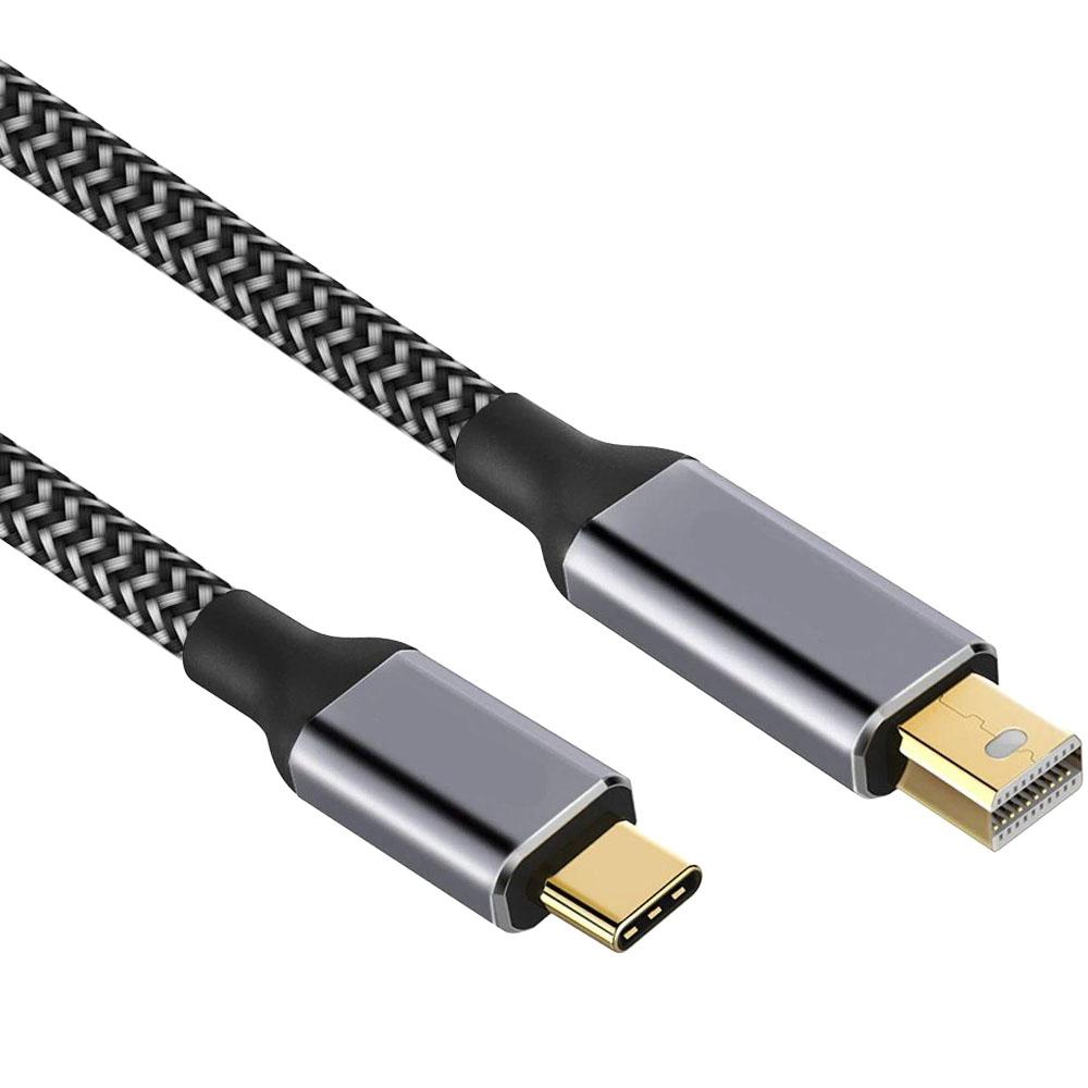 USB C naar mini DisplayPort kabel - Versie: 3.2 Gen 2x1 Aansluiting 1 ...
