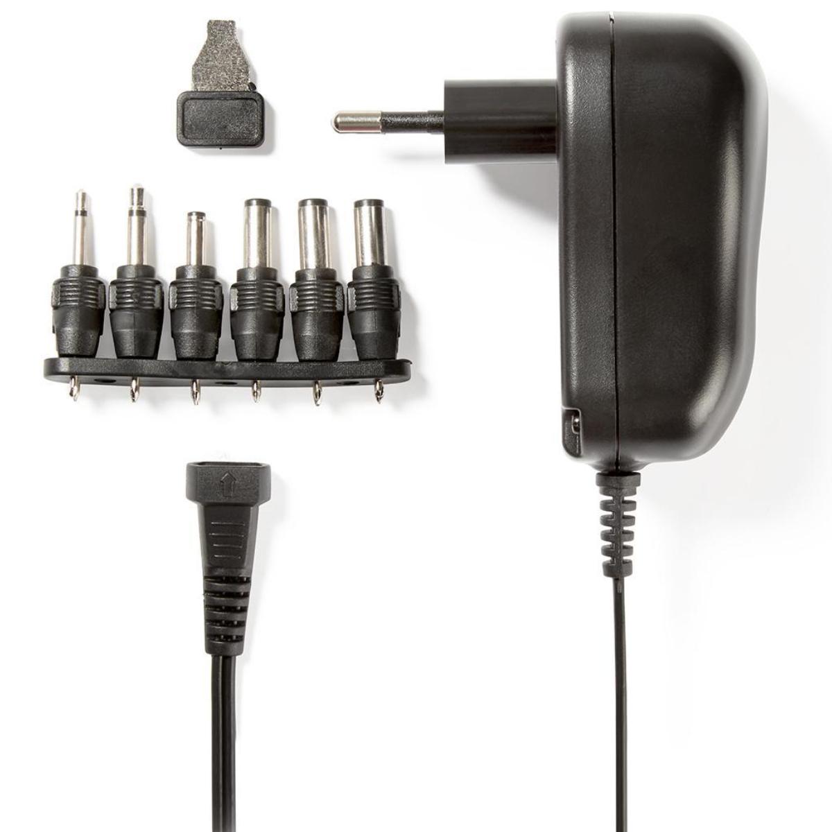 Laptop adapter - Merk: Nedis Aansluiting 1: Euro male Aansluiting 2: 6x ...