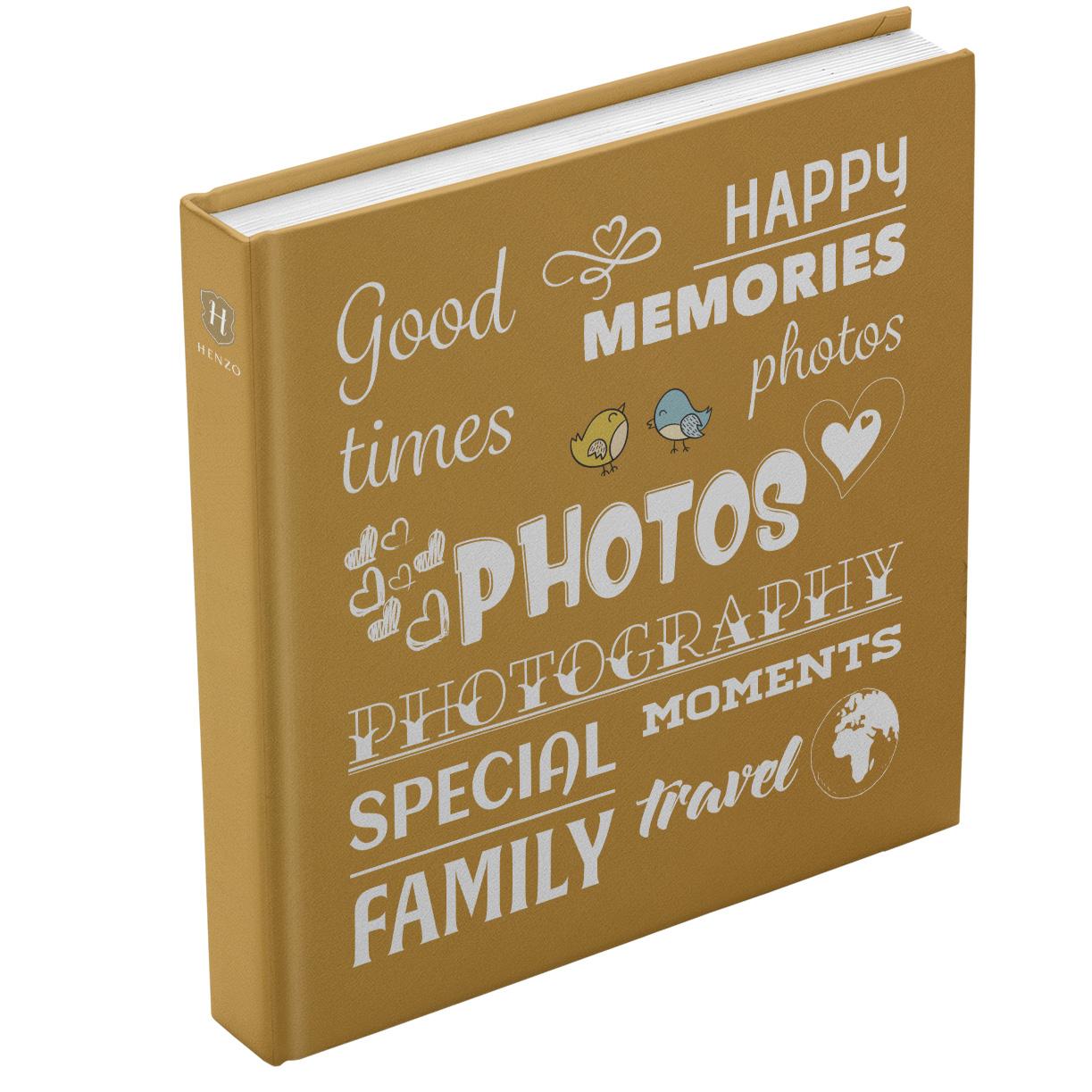 Foto album Wording geel - Foto album Wording geel