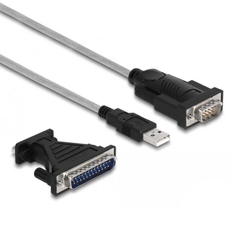 USB naar RS232 - Aansluiting 1: USB 2.0 - HighSpeed male Aansluiting 2 ...