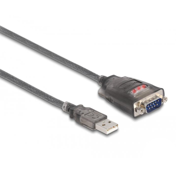 USB naar RS232 - Aansluiting 1: USB 2.0 - HighSpeed male Aansluiting 2 ...