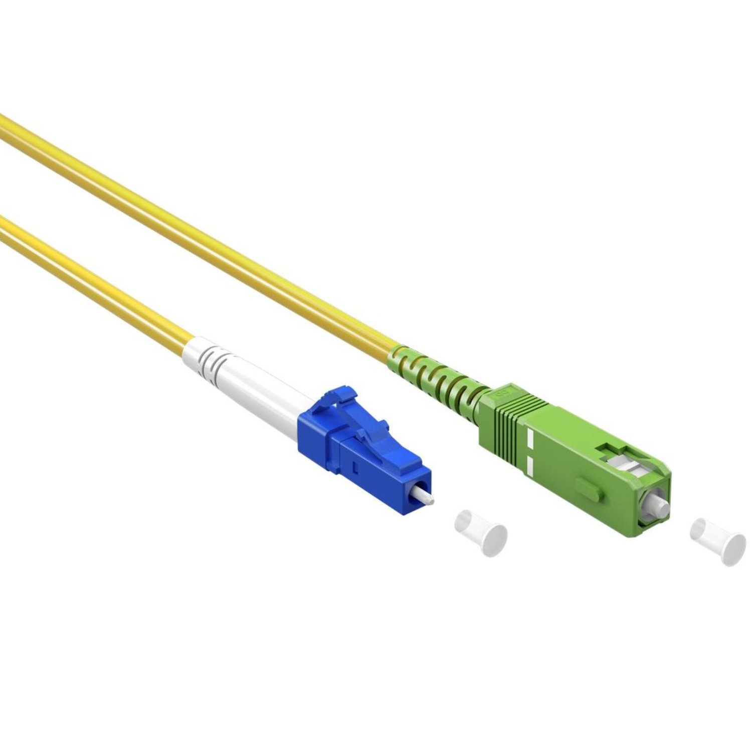 Glasvezel kabel - SC-APC - SC-UPC - Kabeltype: Simplex - 9/125µm ...