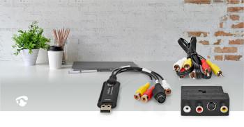 Videograbber | USB 2.0 | 480p | A/V-kabel / Scart - Met de Nedis Video ...