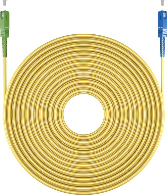 Glasvezel kabel - SC-APC - SC-UPC - Kabeltype: Simplex - 9/125µm ...