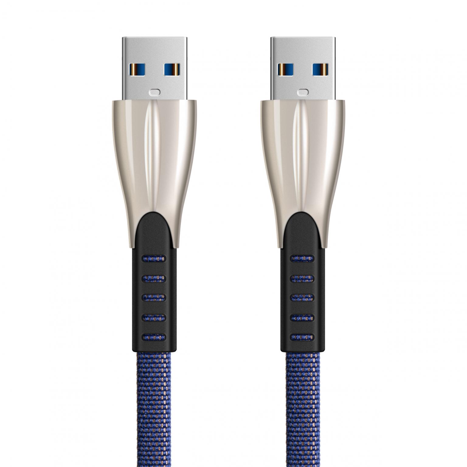 USB A naar USB A kabel - Versie: USB 3.2 Gen 1 Aansluiting 1: USB A ...