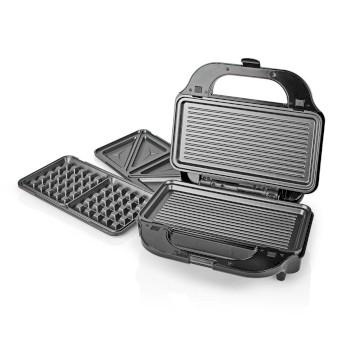 Multi grill | Grill / Sandwich / Waffle | 900 W | 28 x 15 cm - Deze ...