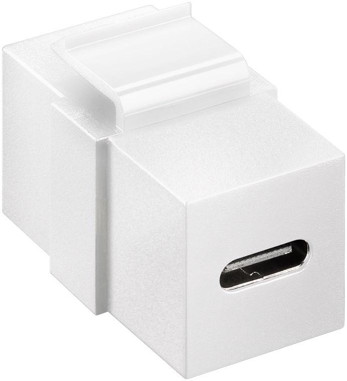 Keystone-module USB-C connector - Versie: USB 3.2 Gen 2 Aansluiting 1 ...