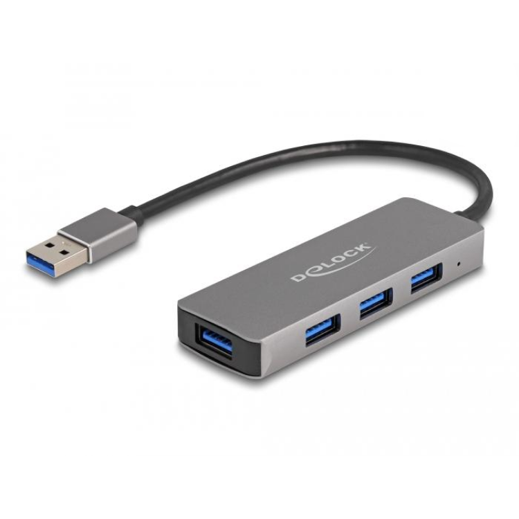 USB C hub - Versie: 3.2 Gen 1x1 Aansluiting 1: USB C male Aansluiting 2 ...