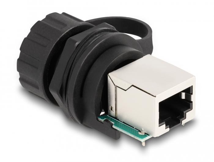 Delock kabelconnector RJ50-bus naar RJ50-bus voor installatie met slot - Deze RJ50-koppeling van ...