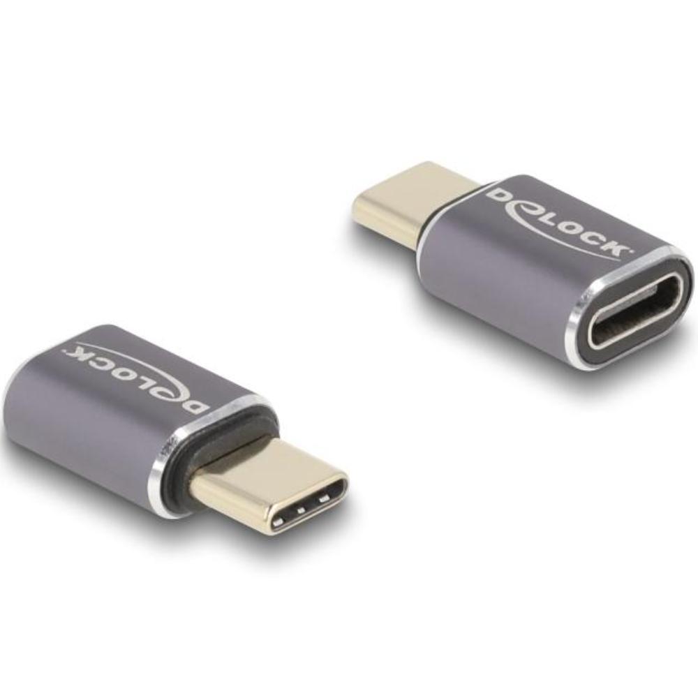 Delock USB 40 Gbps USB-C PD 3.1 240W Stecker-Buchse 8K - Versie: USB4 ...