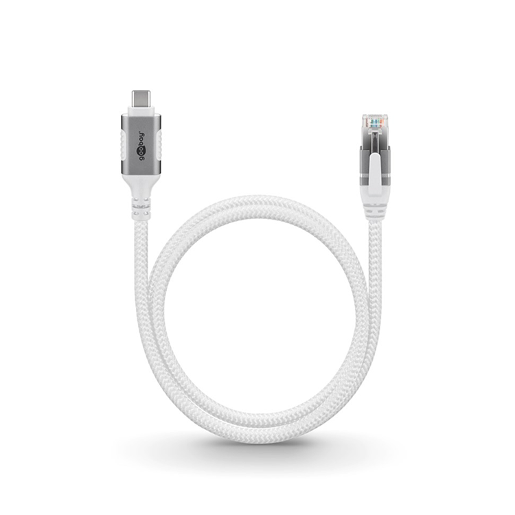 USB naar ethernet kabel - Aansluiting 1: USB C male Aansluiting 2: RJ45 ...