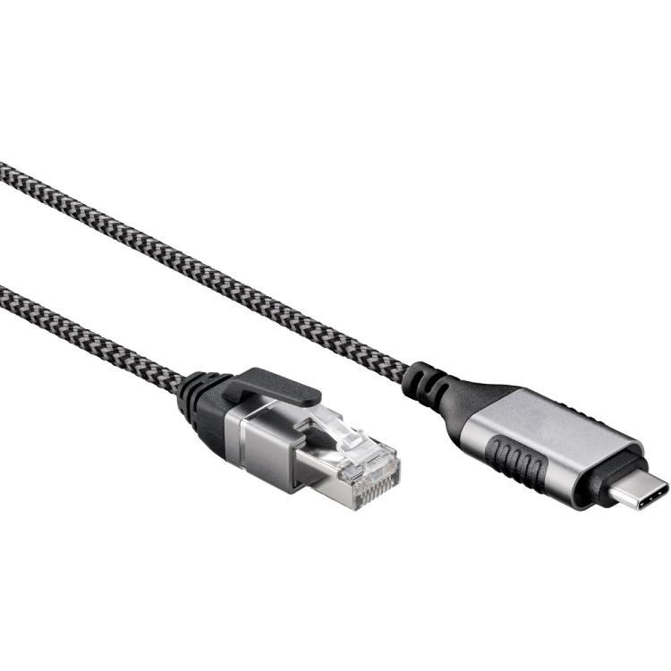 USB naar RJ45 ethernet slim kabel - Type: Cat 6 Aansluiting 1: USB C ...